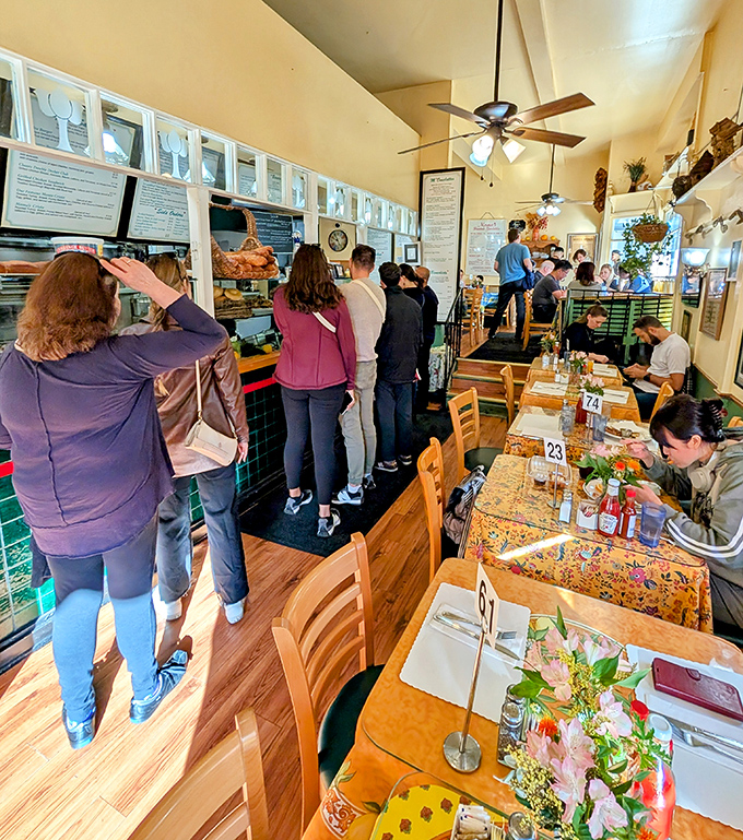Where strangers become friends over shared "oohs" and "aahs." Mama's dining room is the United Nations of deliciousness.