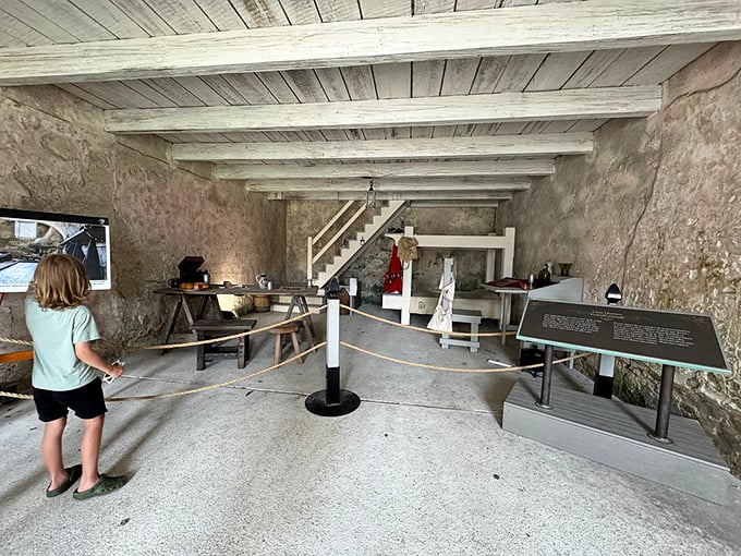 Step into the time machine, folks! This room's got more period pieces than Downton Abbey, minus the tea and crumpets.