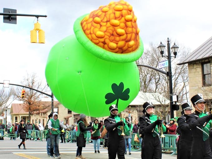 Dublin goes green in a big way! The St. Patrick's Day parade is a sea of shamrocks and smiles, proving that everyone's Irish for a day.