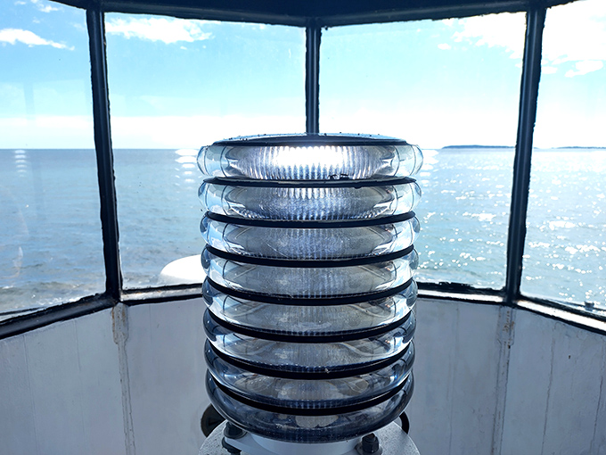 Light fantastic: The Fresnel lens, a marvel of engineering, once guided ships safely home through fog and storm.