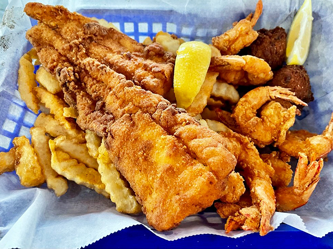 This fried haddock is the Goldilocks of seafood – not too light, not too heavy, but just right for satisfying that fish fix.