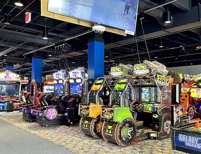 "A feast for the senses! Round1's interior is a kaleidoscope of lights, sounds, and endless possibilities for fun."