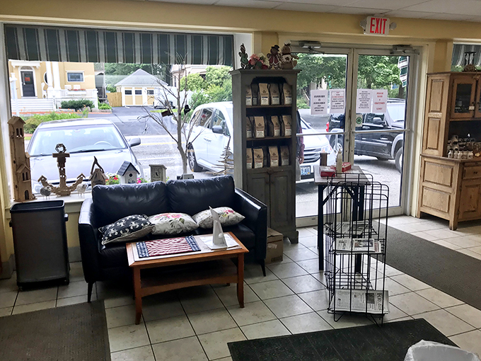 The Cookie Jar's interior: where calories don't count and happiness is served by the plateful. Diets, beware &ndash; you're entering the danger zone!