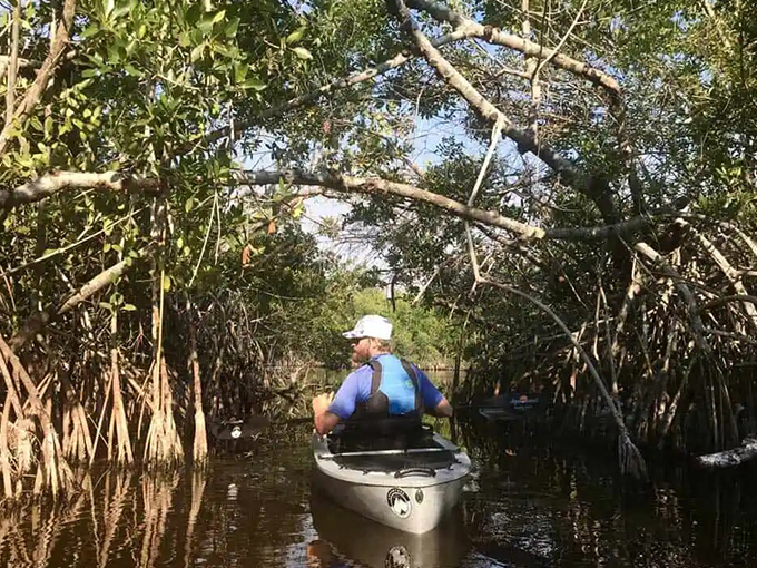 Paddle your way to paradise! This kayak adventure is like a water park ride designed by Mother Nature herself.