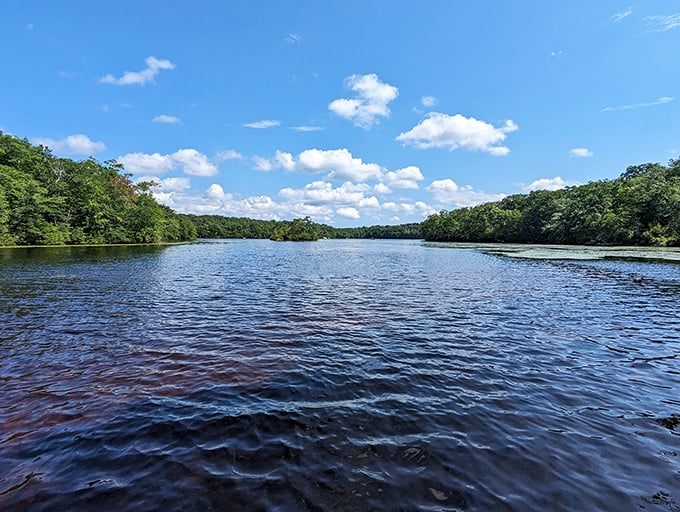 A lake view that's more captivating than any big-screen TV. Mother Nature's own 4K ultra-high-definition display, no remote needed.