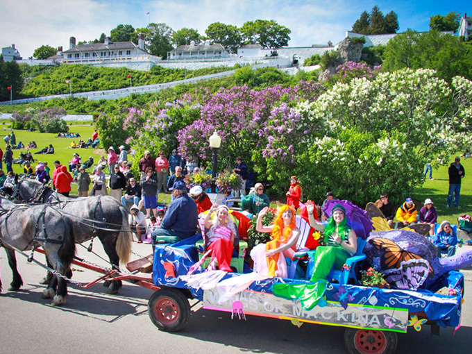 The Lilac Festival: where flowers steal the show and horse-drawn floats give new meaning to "flower power."