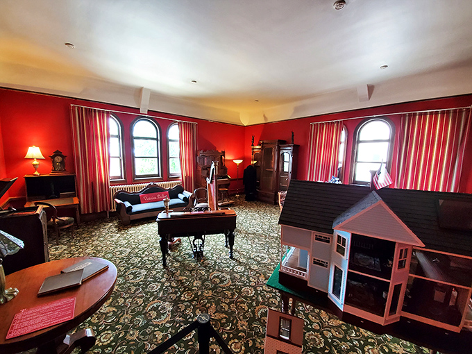Step into a Victorian time warp. This parlor is so authentic, you'll be checking your smartphone for a flux capacitor.