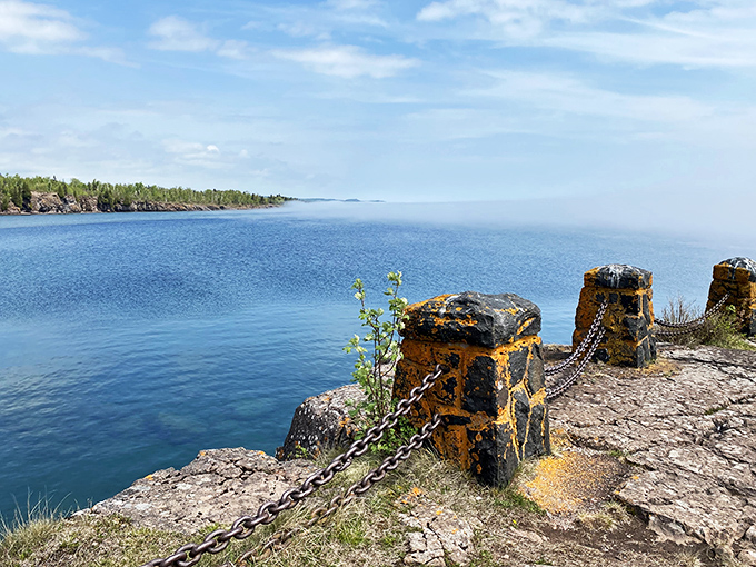 Lake Superior's infinity pool. With a view this breathtaking, you'll wonder if you've stumbled onto a movie set or screensaver come to life.
