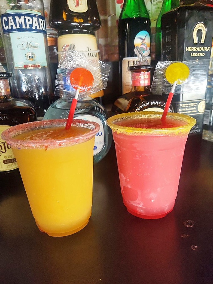 Slushy drinks that would make even a snowman jealous. These frosty delights are like summer vacation in a cup, complete with tiny umbrellas.