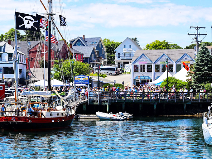 Ahoy, matey! The Windjammer Festival brings a touch of swashbuckling fun to Boothbay Harbor, complete with tall ships and, if we're lucky, a few pirate impersonators.
