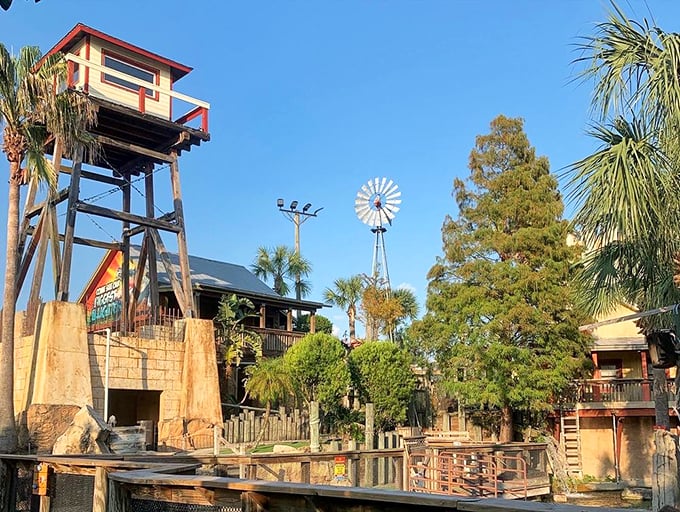 Fore! I mean... Roar! At Gator Golf, the hazards have teeth and the water traps are best avoided.