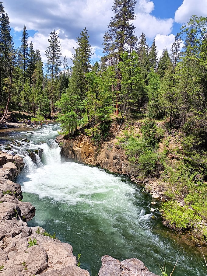 McCloud Falls: the triple threat of the waterfall world. Lower, Middle, Upper &ndash; collect them all!