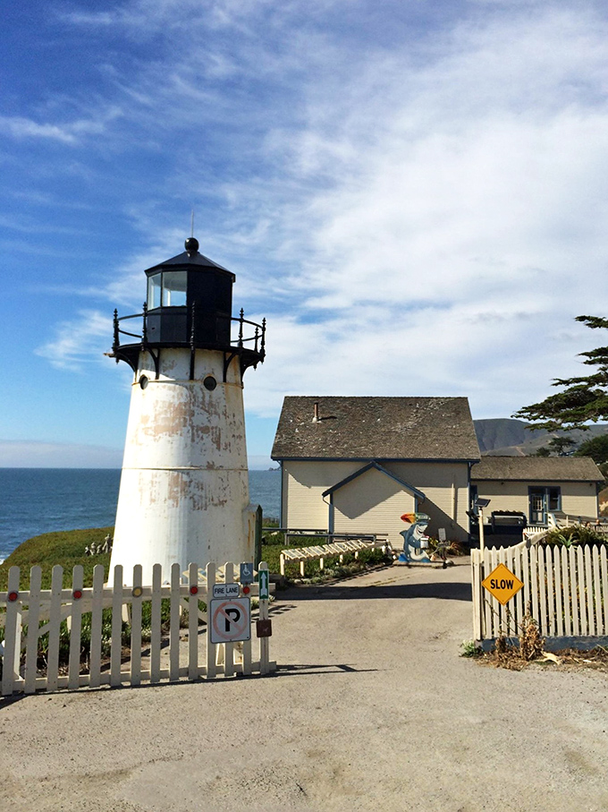 "Good things come in small packages at Point Montara. This 30-foot charmer proves size isn't everything in the lighthouse world."