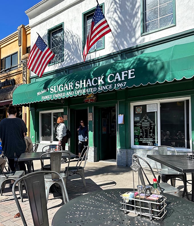 Sugar Shack Cafe: Huntington Beach's surfer fuel station! This local legend has been serving up breakfast stoke since before "groovy" was cool.