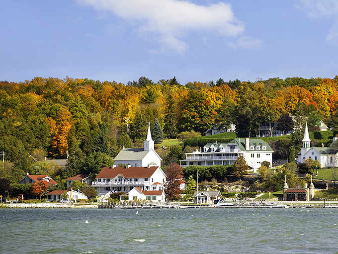 Ephraim Harbor: Sunsets so stunning, they should come with a warning label. This postcard-perfect scene will have you planning your next visit.