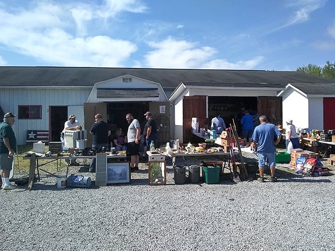 At Litchfield, every table is a potential gold mine. You might find a vintage radio or your new favorite lawn ornament &ndash; sometimes in the same spot!