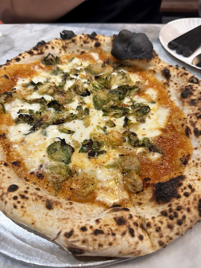 Brussels sprouts and jam on a pizza? It's the odd couple that works better than peanut butter and jelly!