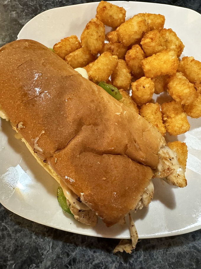 The Philly cheesesteak took a detour to Nevada, and boy, are we glad it did! This sandwich is a cross-country flavor explosion.