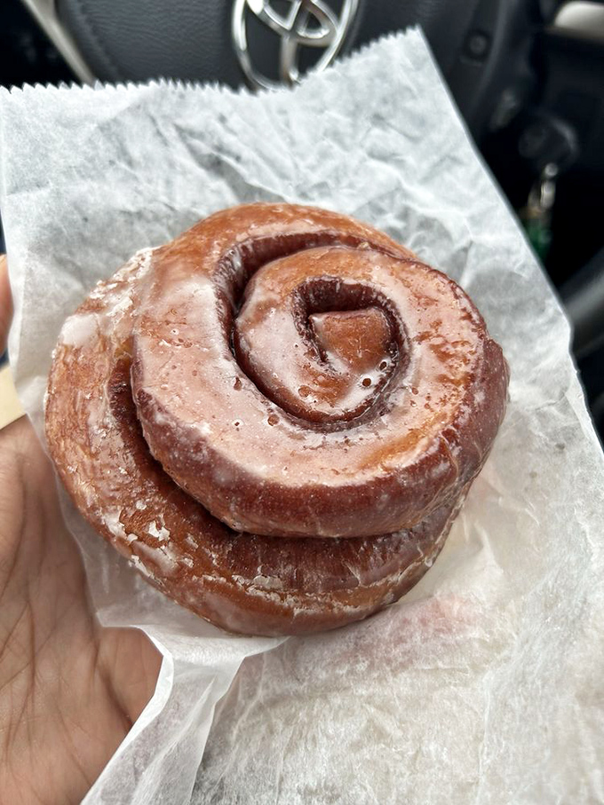 The cinnamon roll that could unite the world! Soft, gooey, and more comforting than a hug from grandma (though we still love you, Nana).