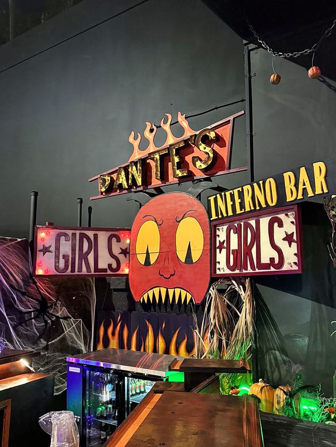 Welcome to the hottest spot in the underworld! Dante's Inferno Bar is where sinfully good cocktails meet devilishly good times.