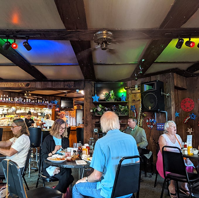 Where everybody knows your name &ndash; or will by dessert. The What-Not Inn: Come for the food, stay for the friendly faces.