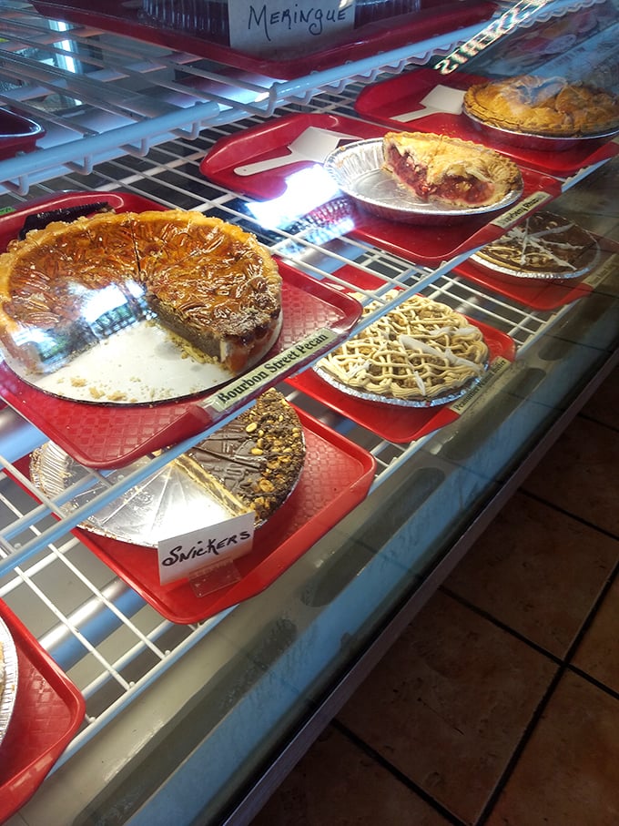 Pie display case or pearly gates? With choices like these, it's hard to tell the difference!