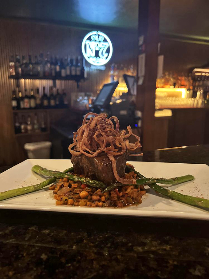 BBQ magic on a plate! These short ribs are so tender, they practically fall off the bone with a stern look.