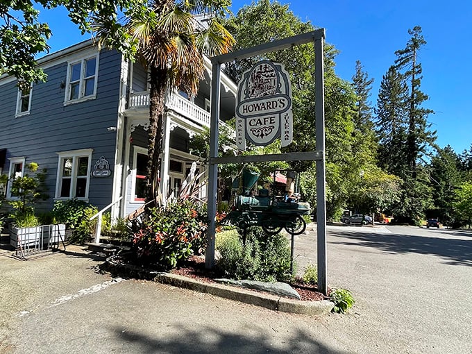 Howard's Cafe: Where the coffee is strong, the pie is legendary, and the local gossip flows freely. Small town living at its finest!