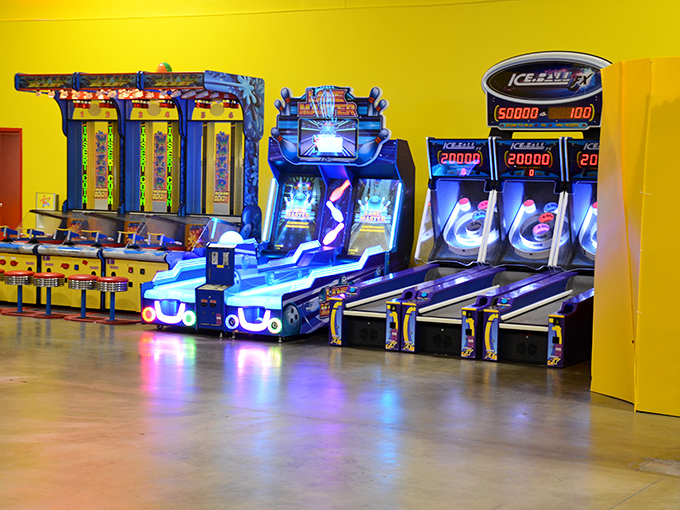 Roll with it! Skee-Ball: the timeless game where your childhood dreams of joining the circus meet your adult need for ticket-based validation.