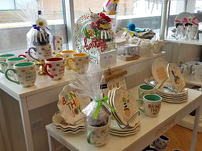 Souvenirs with sprinkles on top! These quirky mugs and plates are the perfect way to remember your bundt-tastic adventure.