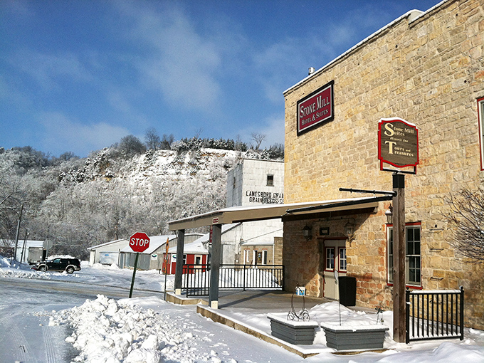 History meets luxury at the Stone Mill Hotel. It's like sleeping in a museum, but with better beds and no "Do Not Touch" signs.