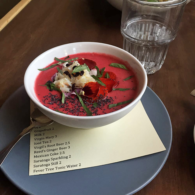 Strawberry gazpacho: summer in a bowl! This vibrant soup is like a refreshing high-five for your taste buds.