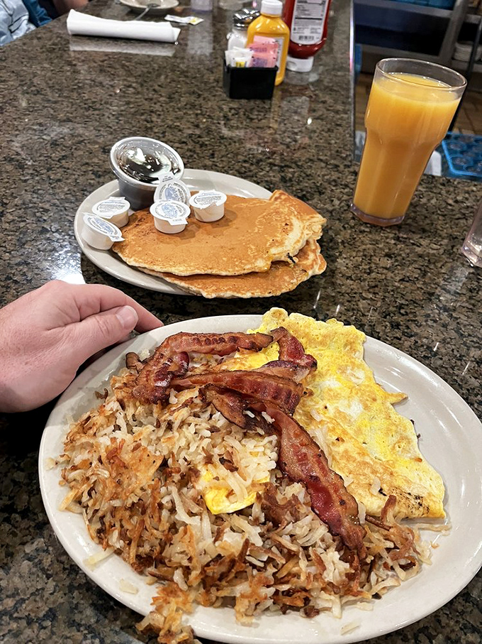 Breakfast of champions! This farmer's feast could fuel you through plowing the back forty or conquering your inbox.