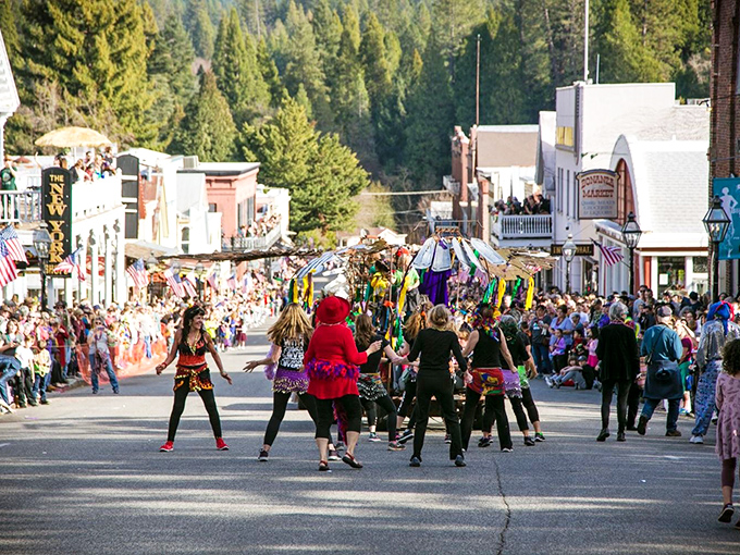 Who needs Mardi Gras when you've got Nevada City? It's like New Orleans and the Gold Rush had a fabulous, sequin-covered baby.