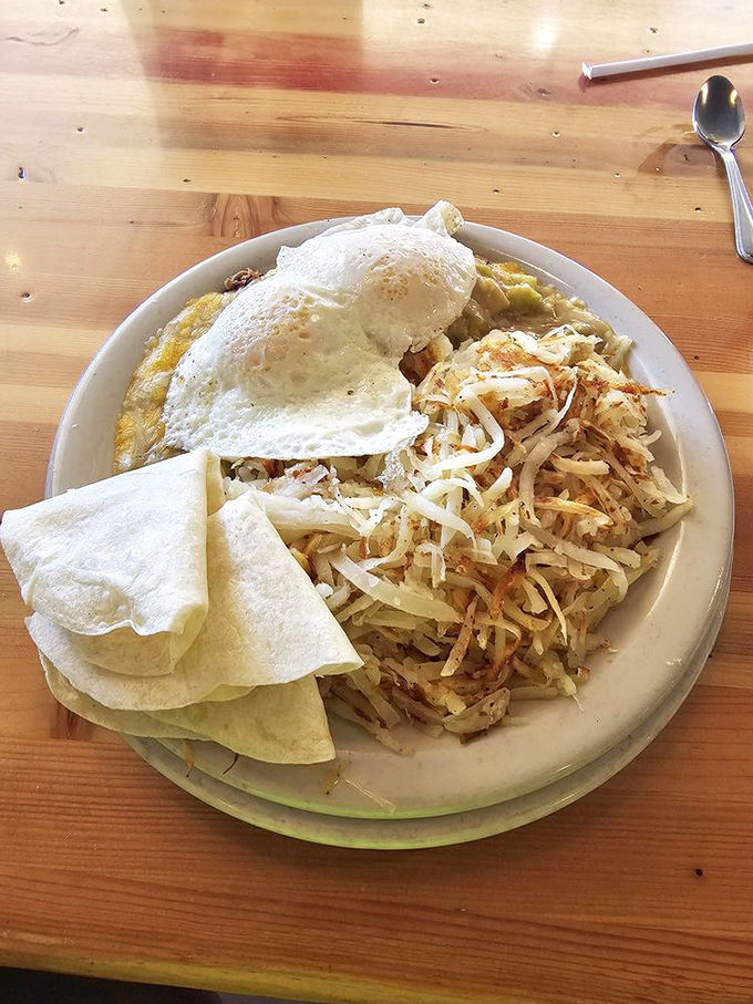 Huevos rancheros: breakfast with a kick! It's like your taste buds woke up and chose excitement.