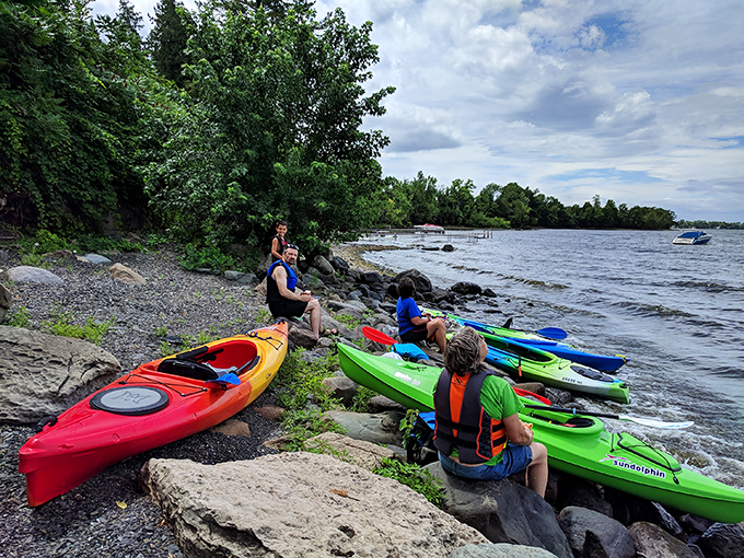 Paddle your way to zen: Kayaking at Kill Kare &ndash; where upper body workout meets nature's therapy session. Warning: May cause extreme relaxation. 