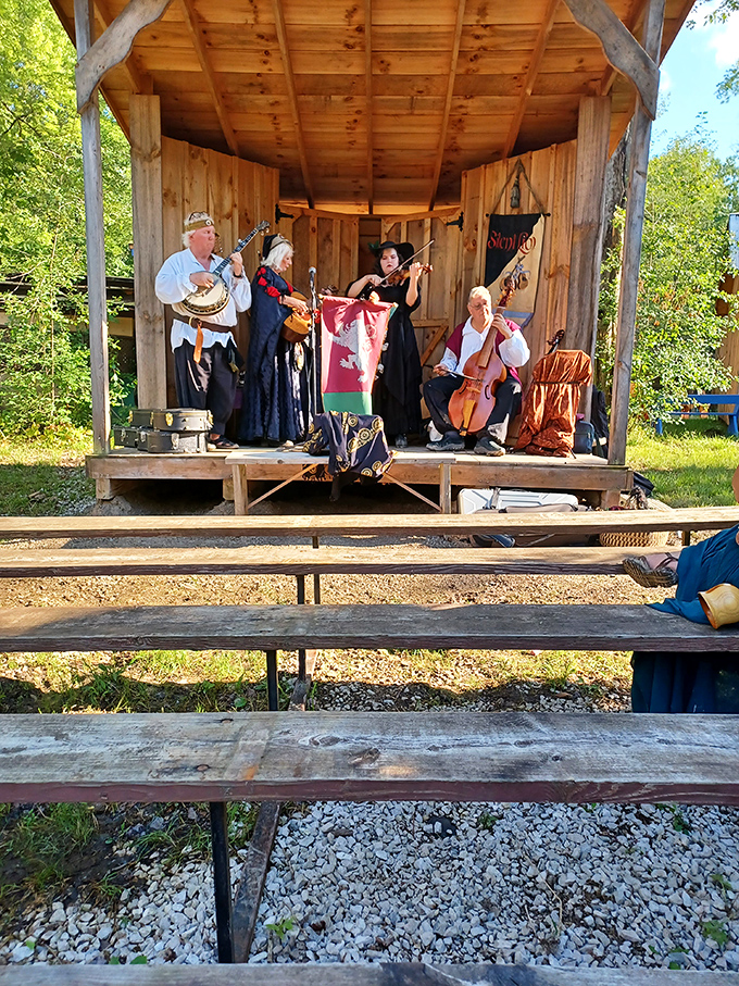 Medieval boy band or time-traveling folksters? Either way, these minstrels are serving up some serious lute-y tunes.