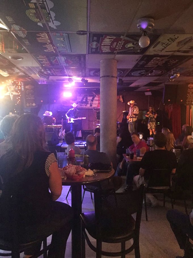 Who needs Netflix when you've got live tunes? The Brick serves up a side of soulful melodies with your meal.