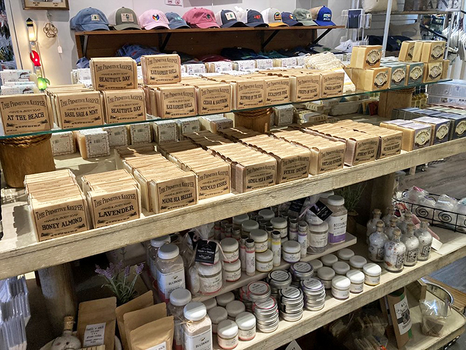 Soap that'll make you smell like a day at the Maine coast, without the sunburn or seagull attacks. Clean never looked so local!