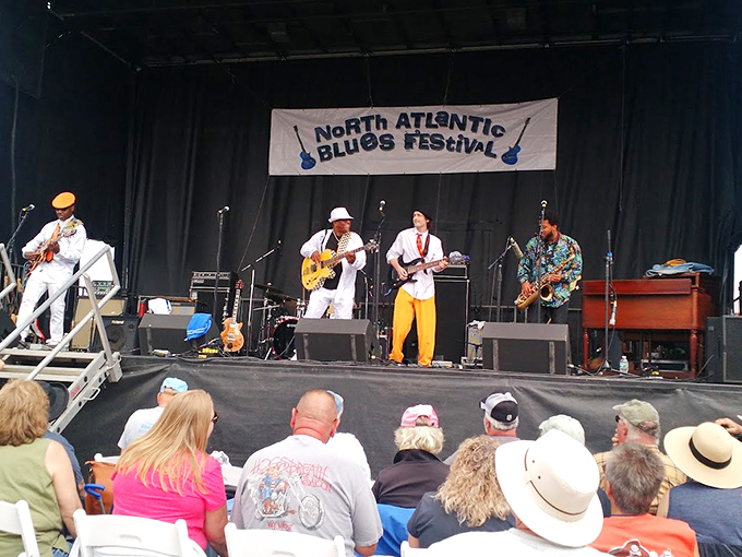 North Atlantic Blues Festival: Where the music is as soulful as a lobster's journey to your plate. It's like a New England clambake for your ears!