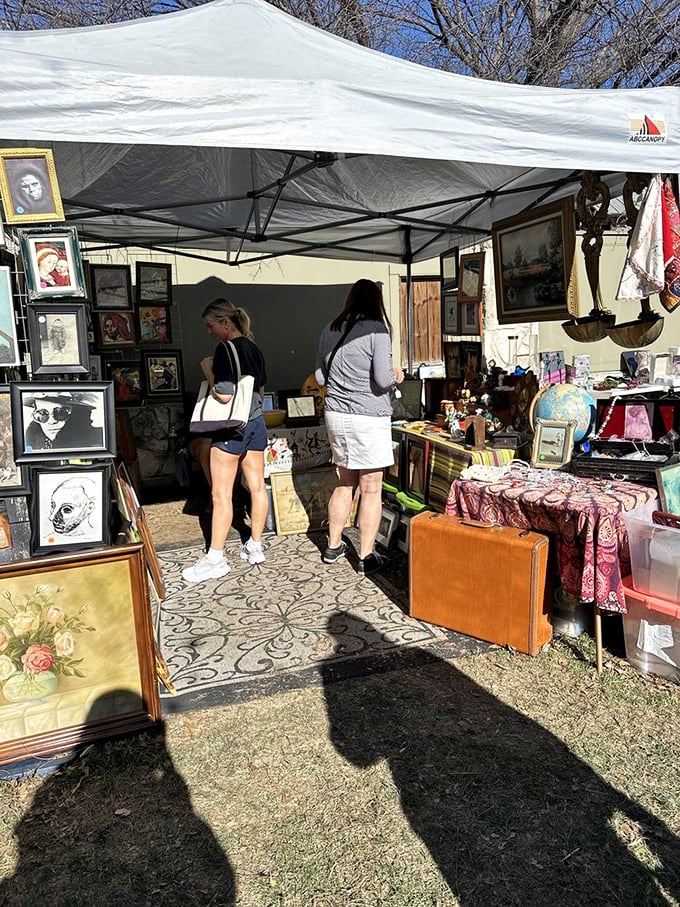 Sunshine and vintage finds &ndash; the perfect recipe for a Texas afternoon. It's like a garage sale threw a block party.