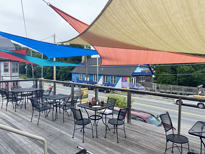Dine with a view that rivals the food. This outdoor space is where fresh air meets fresh flavors.