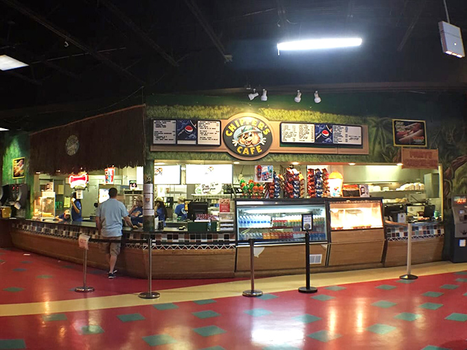 Fuel up at the Snack Shack! Where else can you get a side of nostalgia with your nachos?