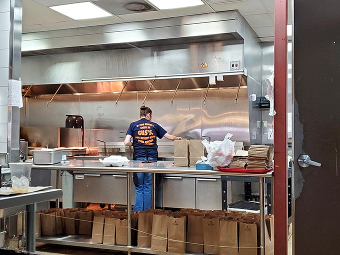 Behind the scenes at the crispy chicken command center. These kitchen wizards are like the Avengers of comfort food &ndash; saving the world, one perfectly fried piece at a time.