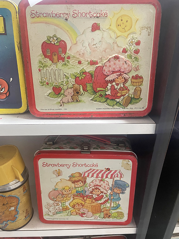 Sweet as pie! Strawberry Shortcake's sugary world adorns these lunch boxes, proving that dessert can indeed come first... and second.