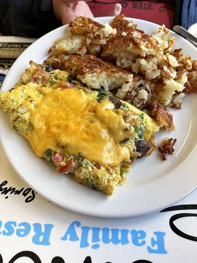 Green means go... for seconds! This veggie-packed omelet proves that eating your greens can be a downright delicious affair.