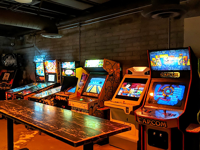 It's like Willy Wonka's factory, but for grown-ups who never quite grew up. Each cabinet's a golden ticket to your favorite digital wonderland.