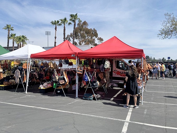 Bag lady's dream or purse-onality test? This hanging garden of handbags is sure to satisfy even the pickiest of accessory aficionados.