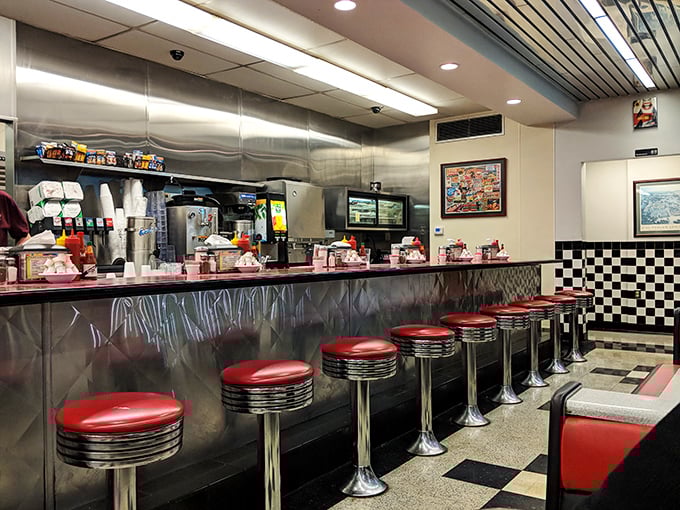 Pull up a stool and join the breakfast club. This counter has heard more stories than a bartender on a Saturday night.