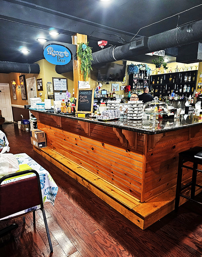 Rossy's bar: where libations flow and conversations grow. It's not just a drink spot; it's where strangers become friends over shared stories and craft cocktails.